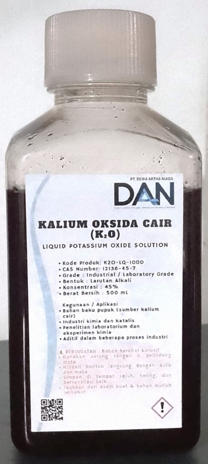 Jual Kalium Oksida Cair (K₂O) – Liquid Potassium Oxide Solution ...
